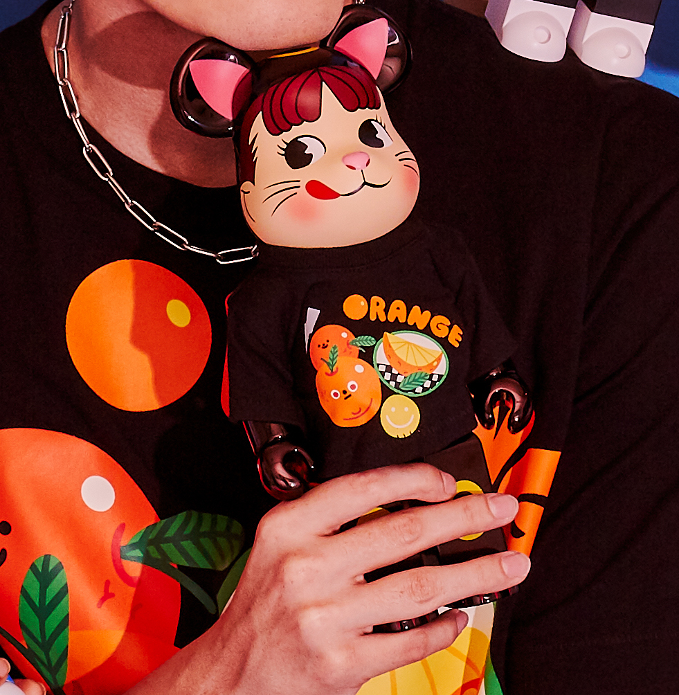 Absolute siam - T SHIRT BEARBRICK ORANGE BEIGE - H.O.C | Lazada.co.th