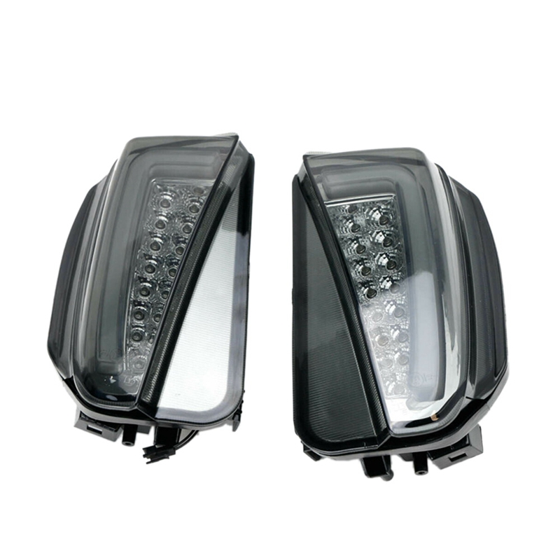 Car Smoked Switchback Amber LED Front Turn Signal Lamp White DRL ...