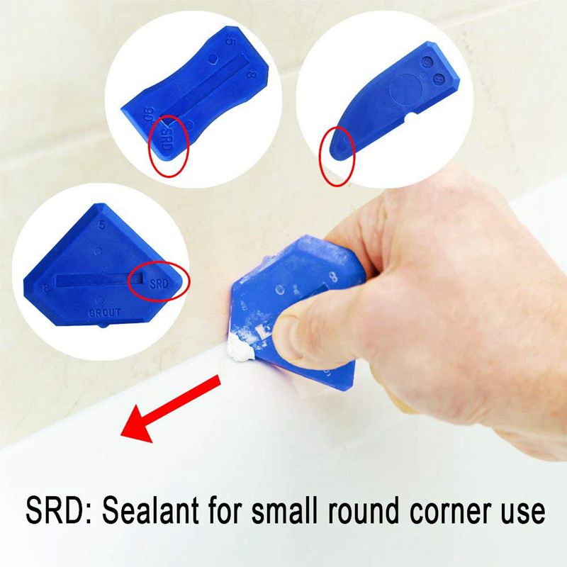 9 Pieces Sealant Tools Caulking Kit Silicone Remover Sealing Tool for ...