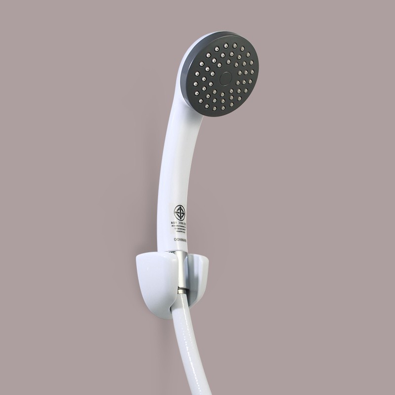 DONMARK ฝักบัวอาบน้ำสีขาวพร้อมสายสีขาวครบชุด รุ่น CD-23 | Lazada.co.th