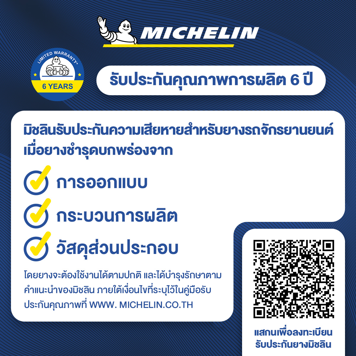 โปรคู่สุดคุ้ม Gift Card รับประกันยางและส่งฟรี MICHELIN PILOT STREET 2 ...