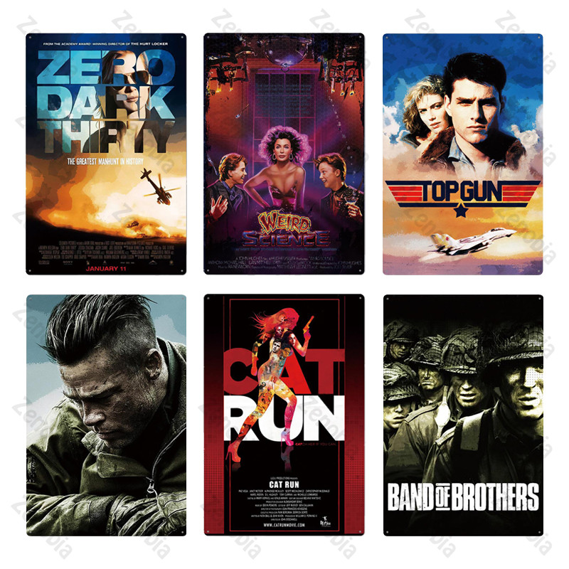 Movie Metal Poster Plaque Metal Vintage Tin Sign Metal Sign Bar Pub ...
