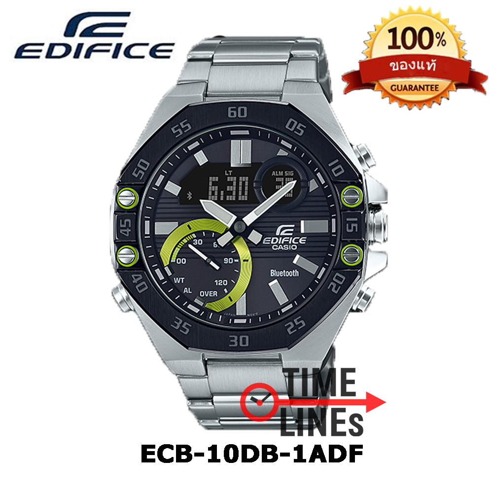 CASIO Edifice รุ่น ECB-10 ECB-20 ECB-30 series นาฬิกาชาย 2 ระบบ เชื่อมต่อกับสมาร์ทโฟน Bluetooth ...