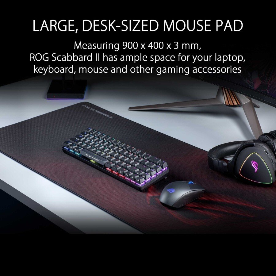 ASUS NC08 ROG SCABBARD II MEDIUM SIZE MOUSE PAD - IT MALL. - ThaiPick