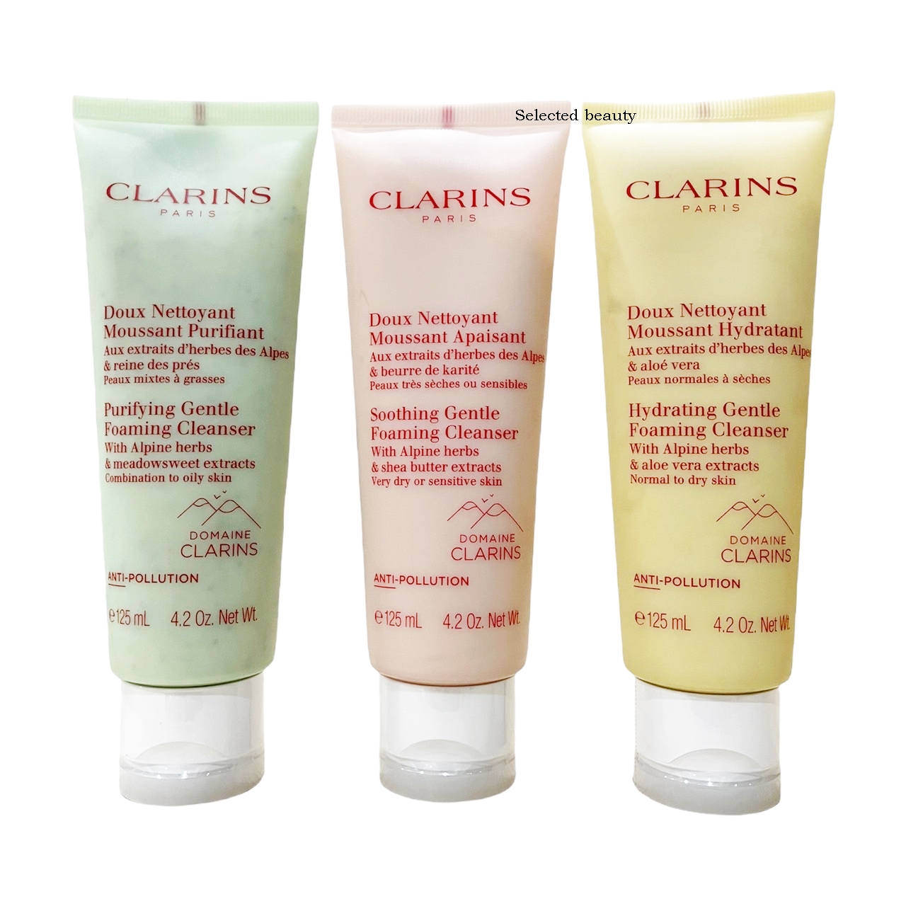 Clarins Doux Nettoyant Moussant Gentle Foaming Cleanser 125 ml. โฟมล้าง ...
