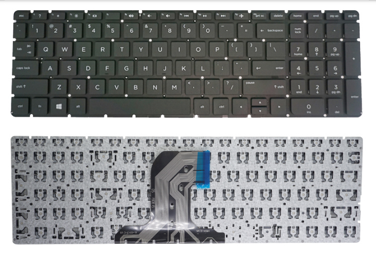 คีย์บอร์ด แป้นพิมพ์ พิมพ์ พิมพ์ดีด HP HP 15-AC 15-AF 15Q-AJ TPN-C125 ...