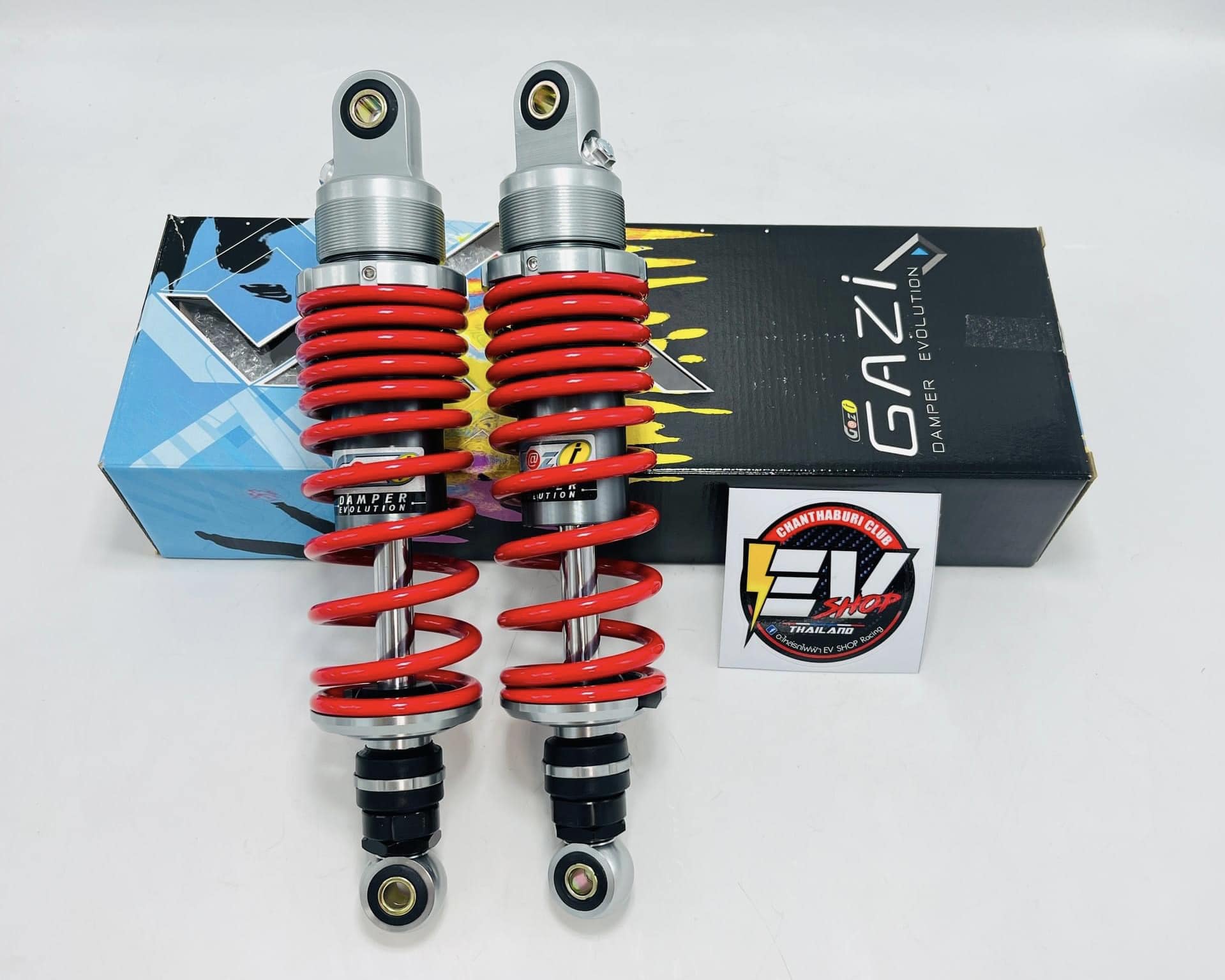 โช๊คแก๊สแท้ GAZI SUPREME RX WAVE ความยาว 280 , 300 ,320 mm (หูกลม - หู ...