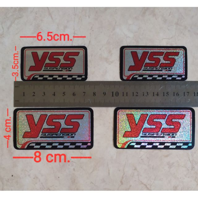 Decals สติ๊กเกอร์ฟรอย สติ๊กเกอร์ติดโช็คสะท้อนแสง YSS★ - KXv8b7TN - ThaiPick