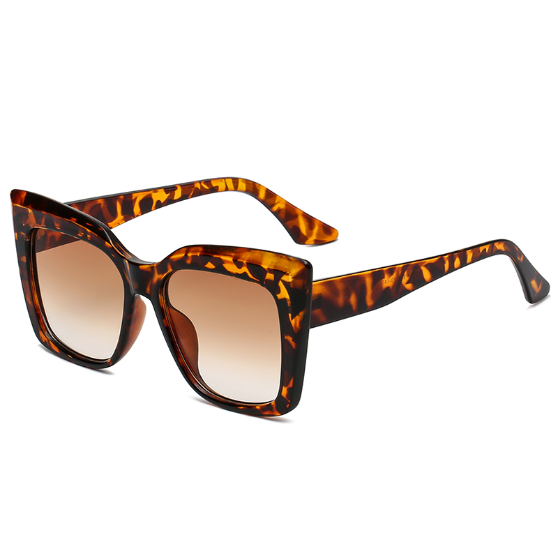 D&T New Fashion Cay Eye Sunglasses Women Men Gradients Frame Leopard ...