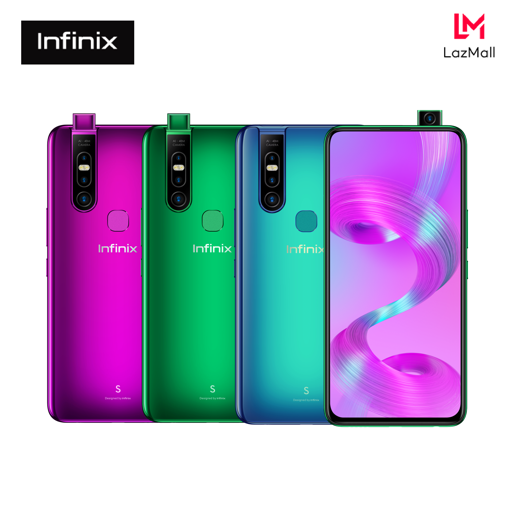 【ผ่อน 0% 】โทรศัพท์มือถือ infinix S5 Pro 32MP pop-up AI selife+ 6.5 ราคา ...