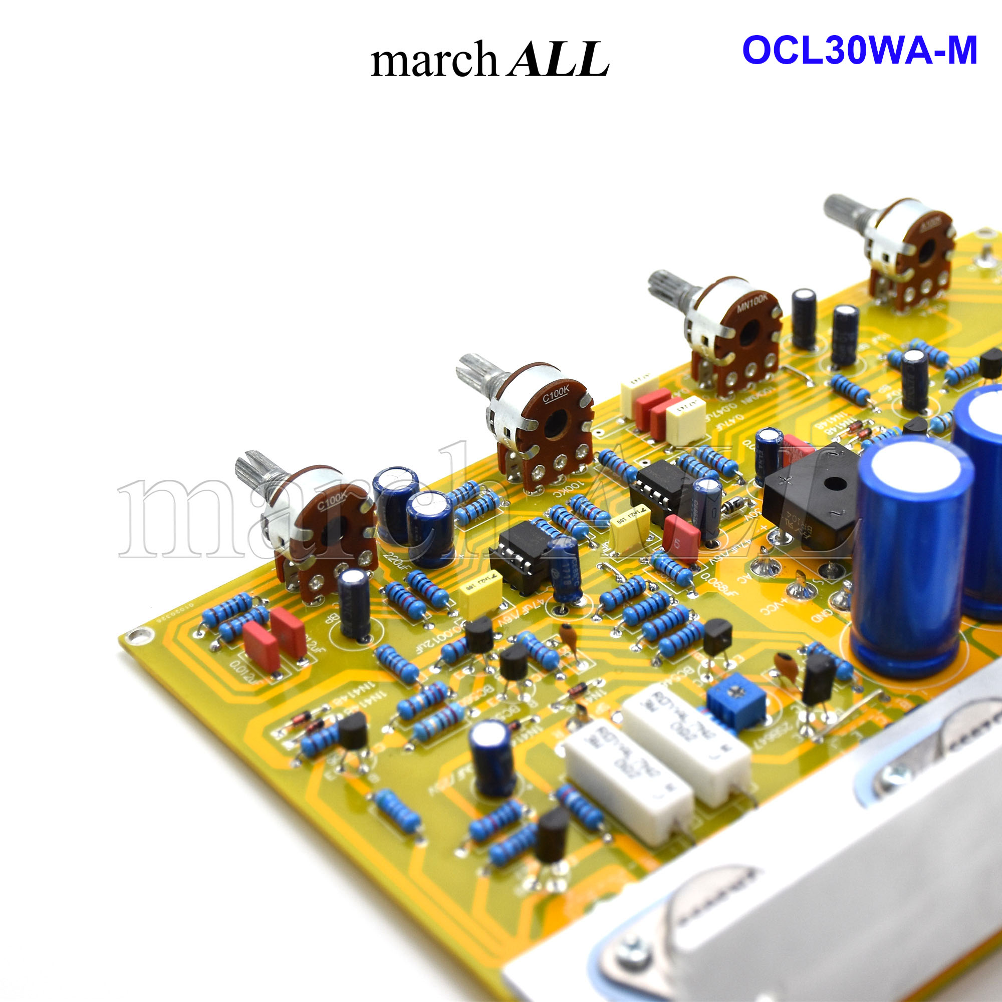 Marchall 30W+30W OCL ชุดลงอุปกรณ์ เครื่องขยายเสียง ทรานซิสเตอร์ จานบิน ...