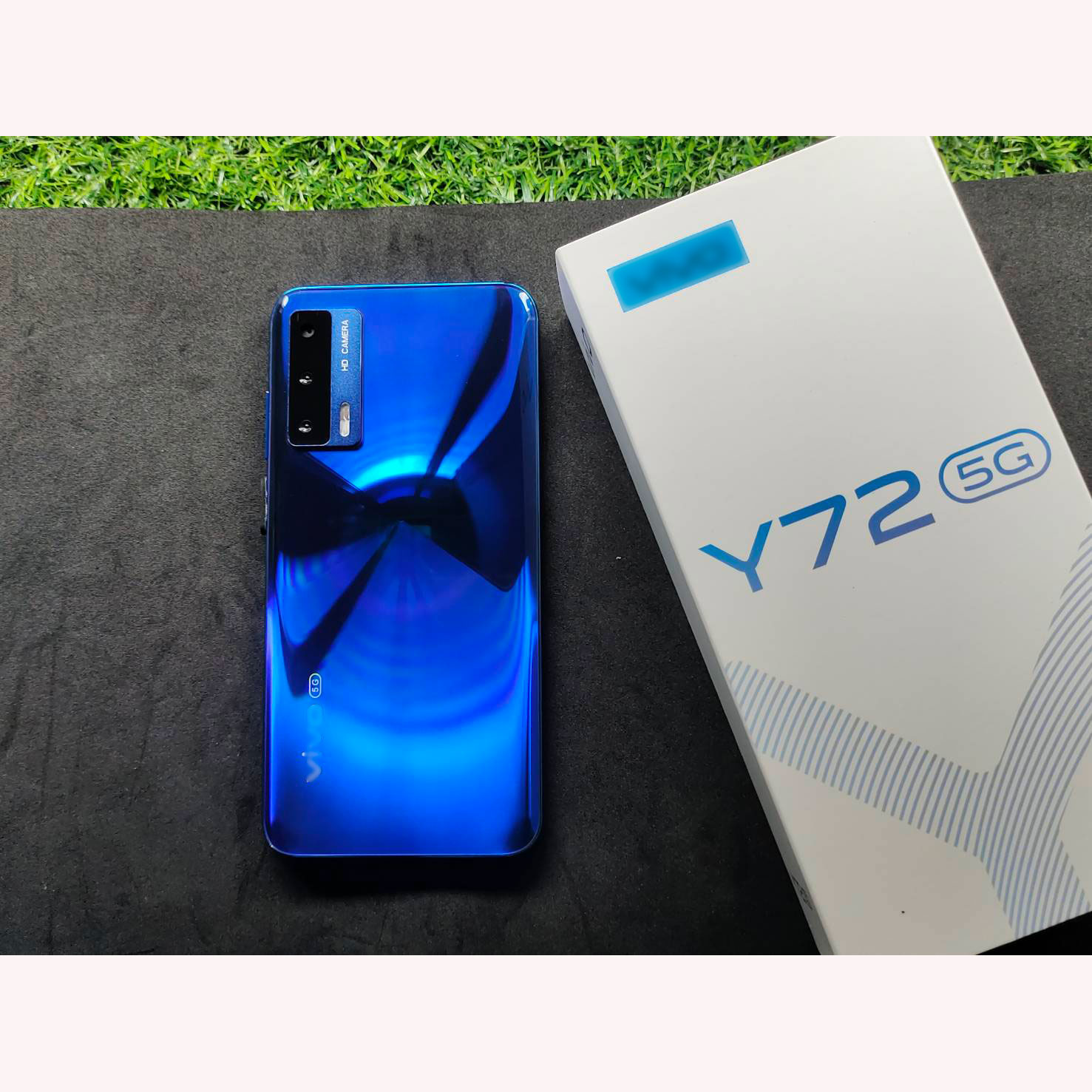 โทรศัพท์ vivo Y72 มือถือราคาถูก 2021 (แรม8+128GB) รับประกัน 1 ปี จอหยด ...