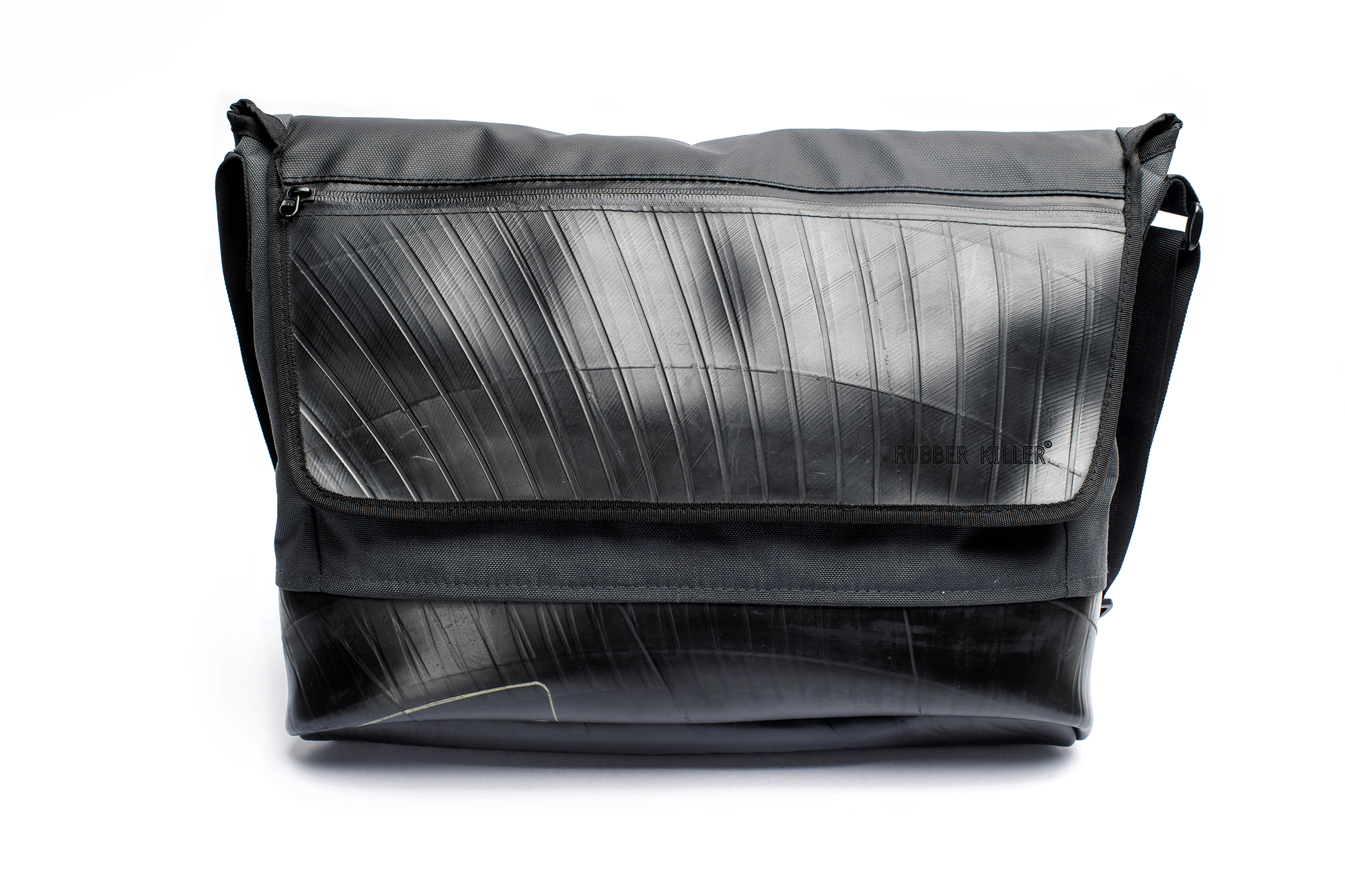 Rubber Killer - KEVIN L : More Rubber (กระเป๋าแมสเซ็นเจอร์, ยางในรถบรรทกที่ใช้งานแล้ว, ลวดลายไม่ ...