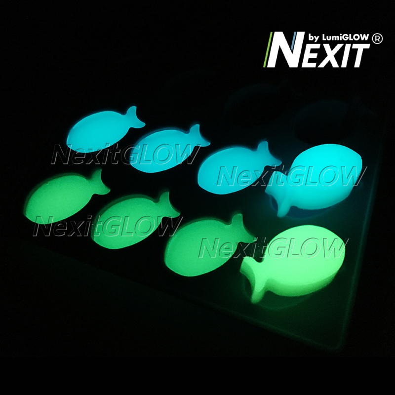 ผงเรืองแสง รุ่น EXTRA GLOW PLUS สีฟ้าน้ำทะเล เม็ดใหญ่สว่างกว่าเดิม ...