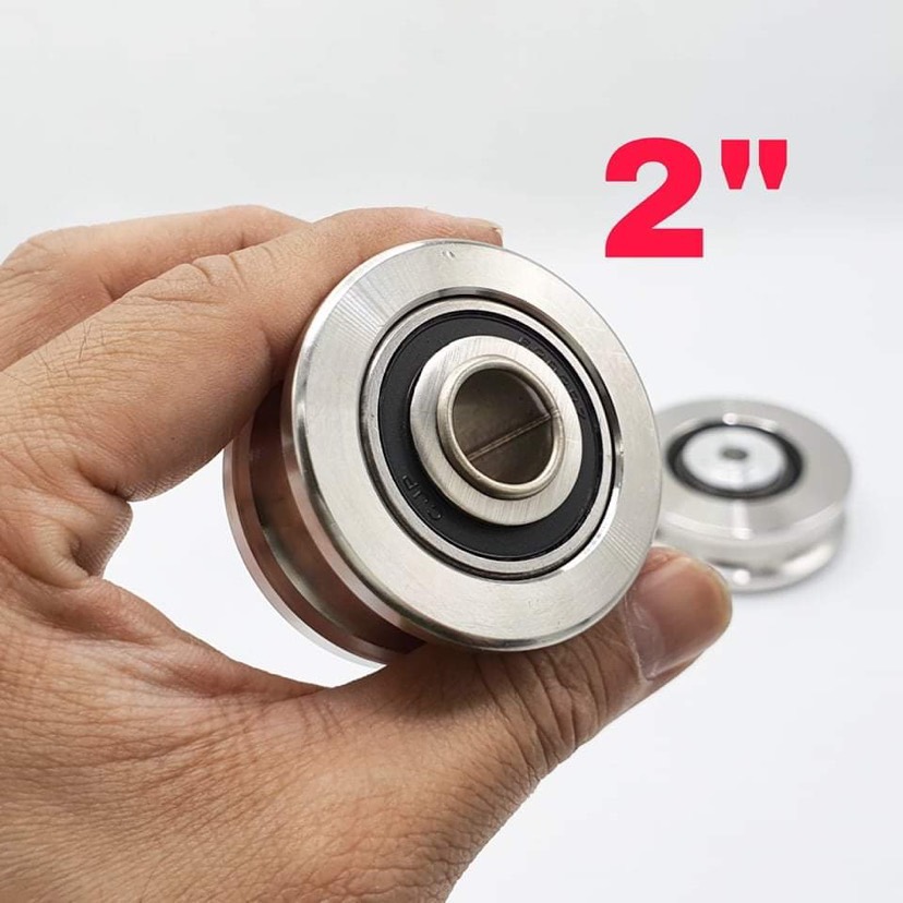 ล้อประตูรั้ว สแตนเลส จำนวน 1 ชิ้น มีให้เลือก ขนาด 2 , 2.5 , 3 และ 4 ...