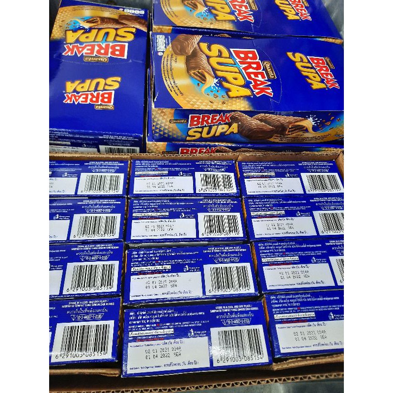 (แพ็ค 12ชิ้น)ช็อคโกแลต BREAK SUPA - ESt29x56 - ThaiPick