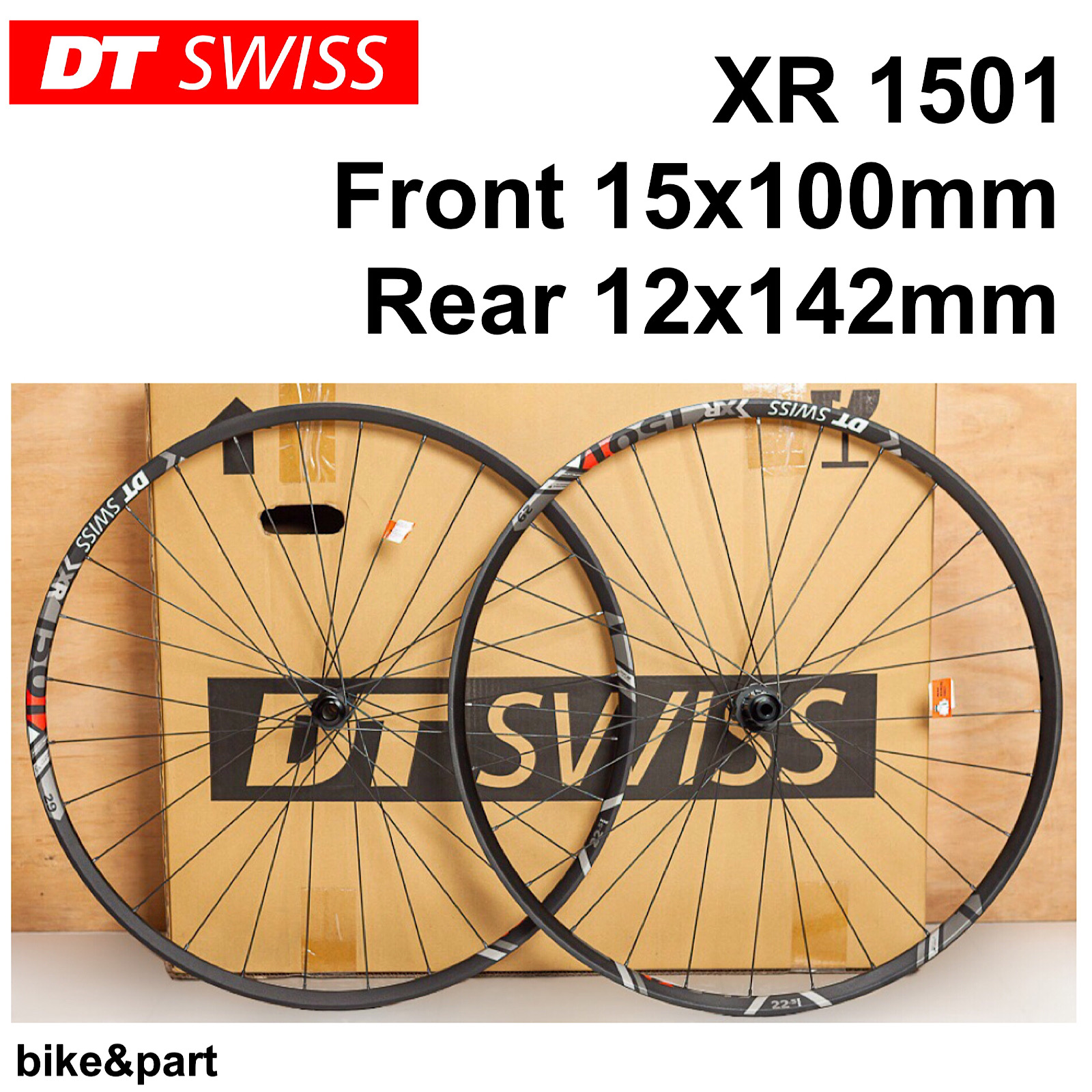 ชุดล้อเสือภูเขา 29 DT Swiss XR 1501 Spline ONE 22.5 F15x100 R12x142 ...