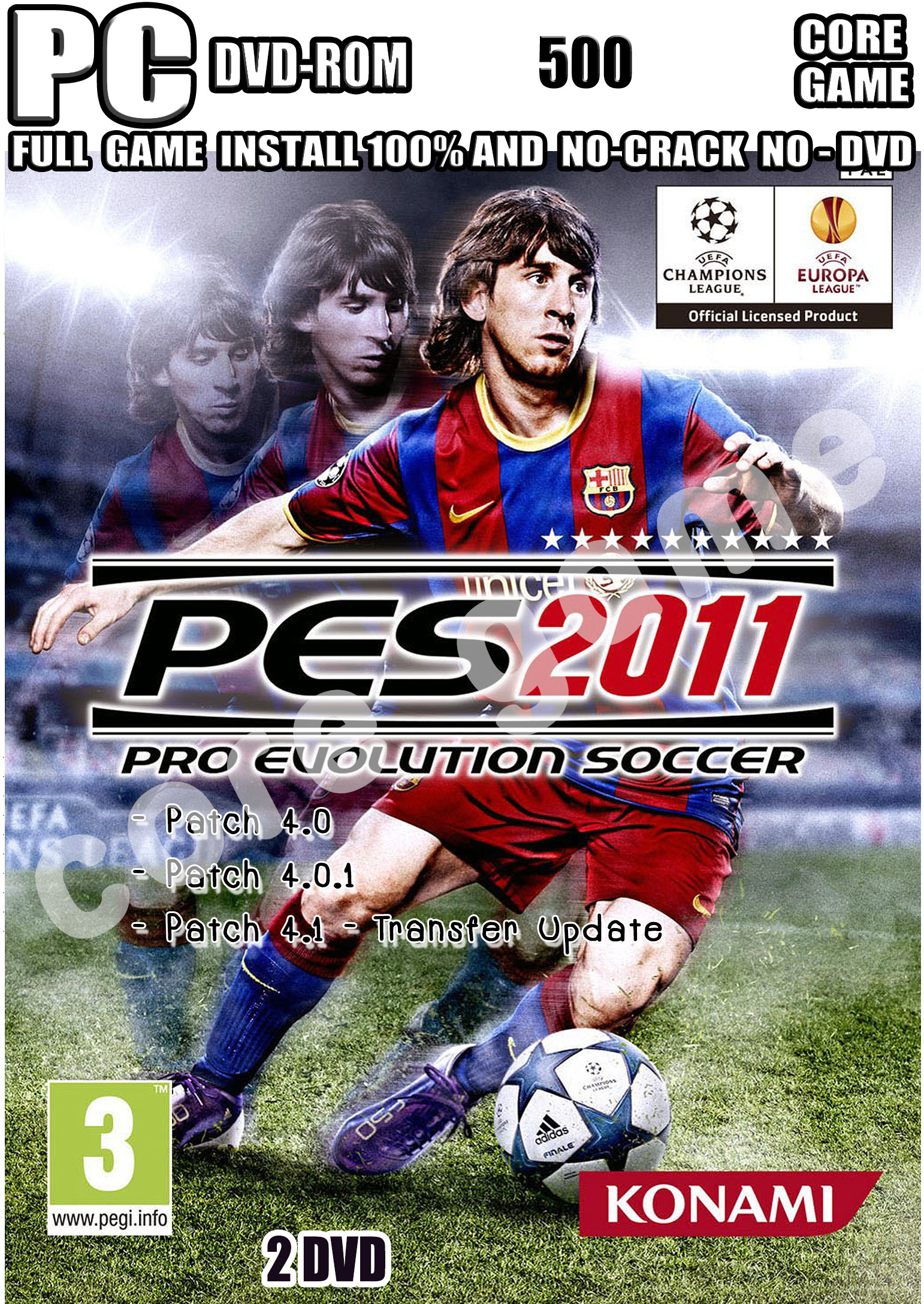 PES 2011 pro evolution soccer 2011 (Patch 4 0#Patch 4 0 1#Patch 4 1 ...