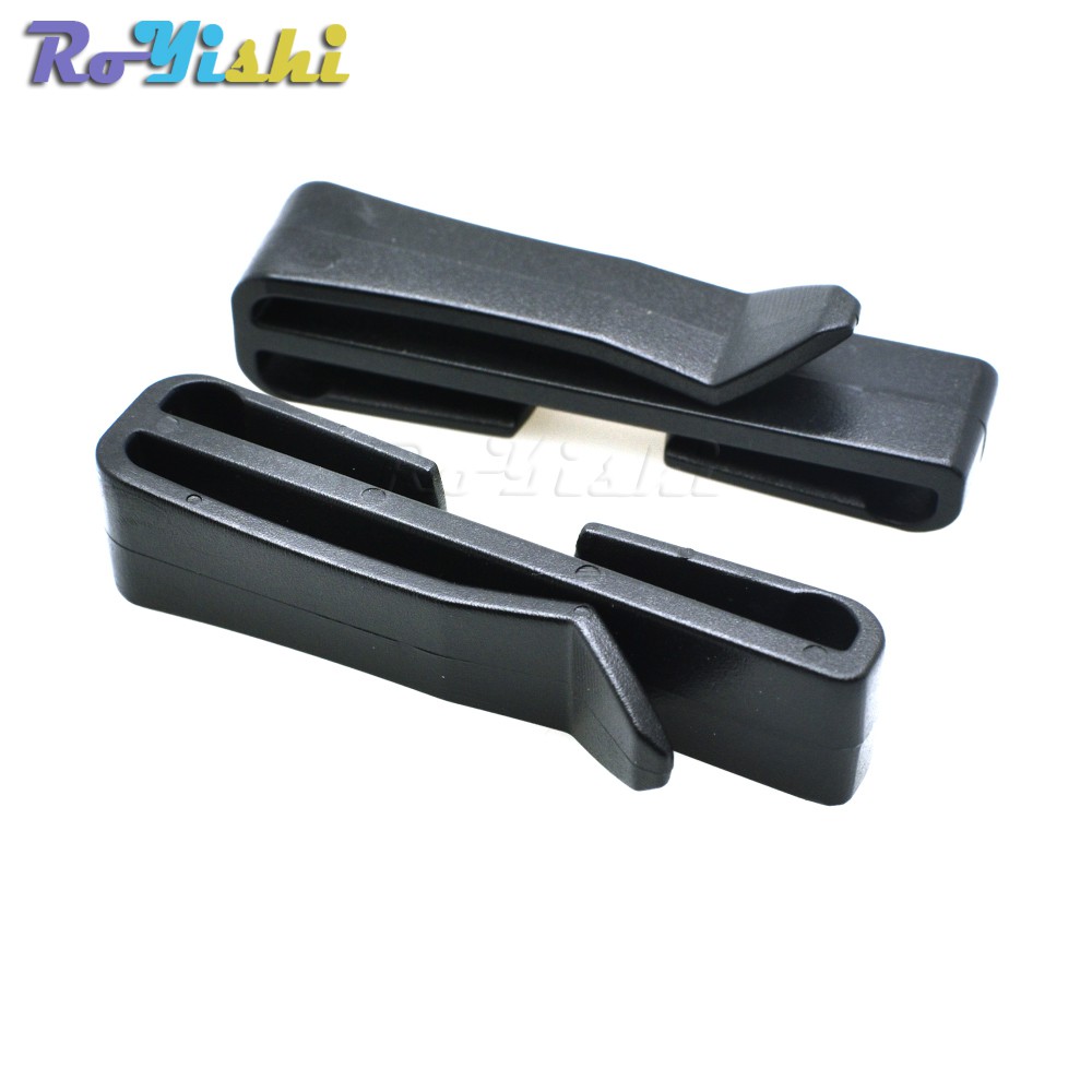 10pcspack Black Quick Slip Keeper Buckle clip Slider For Molle Tactical ...