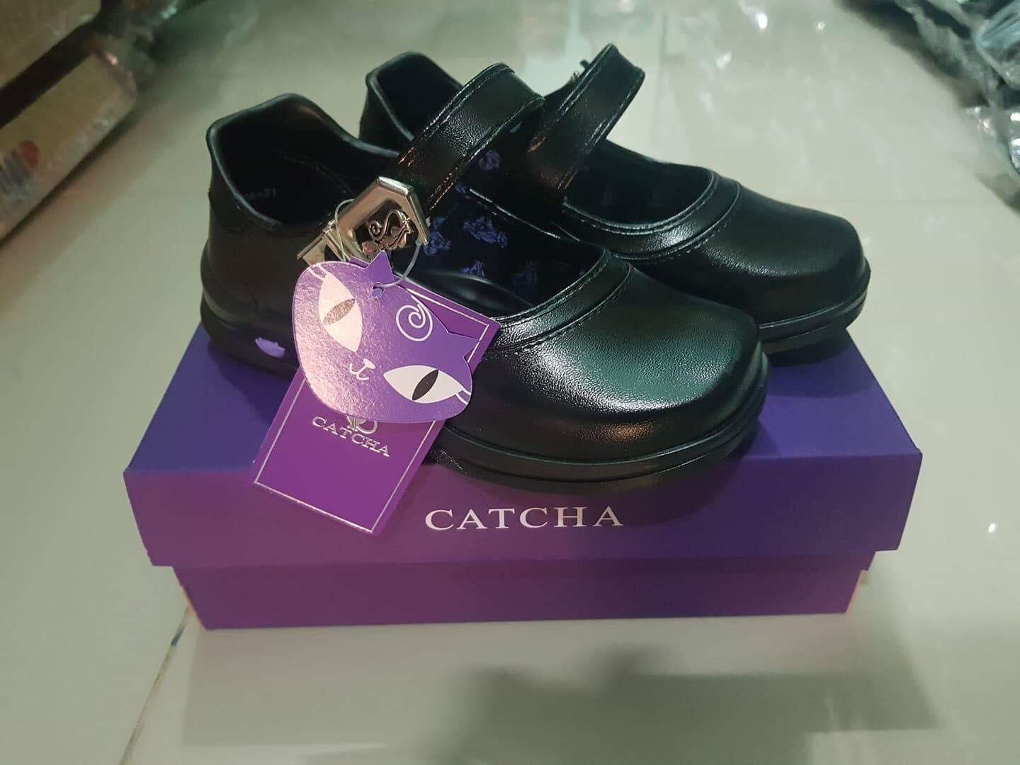 จัดส่งทันที CATCHA รองเท้านักเรียนหญิงแคทช่า รุ่น CAT900 Size 35 - 42 ...