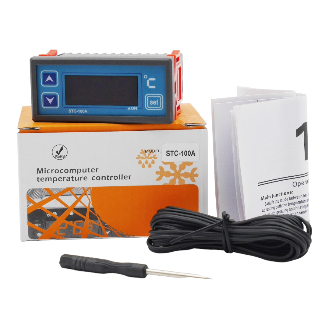 STC-100A Mini อุณหภูมิความร้อนเย็นตู้เย็น 2M NTC Sensor 220V สินค้าพร้อมส่ง | Lazada.co.th