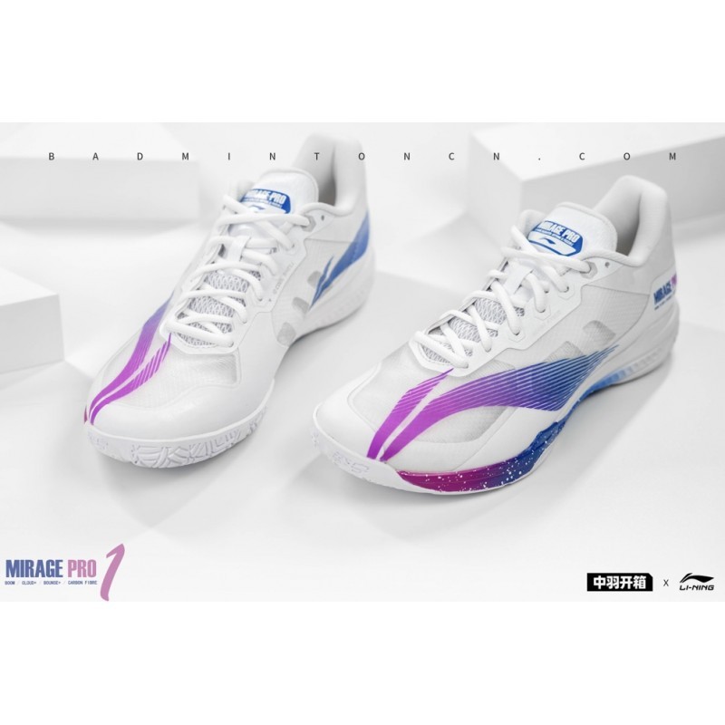 รองเท้าแบดมินตัน Li-Ning รุ่น Mirage Pro แถม รองเท้าแตะ lining ตาม size ...