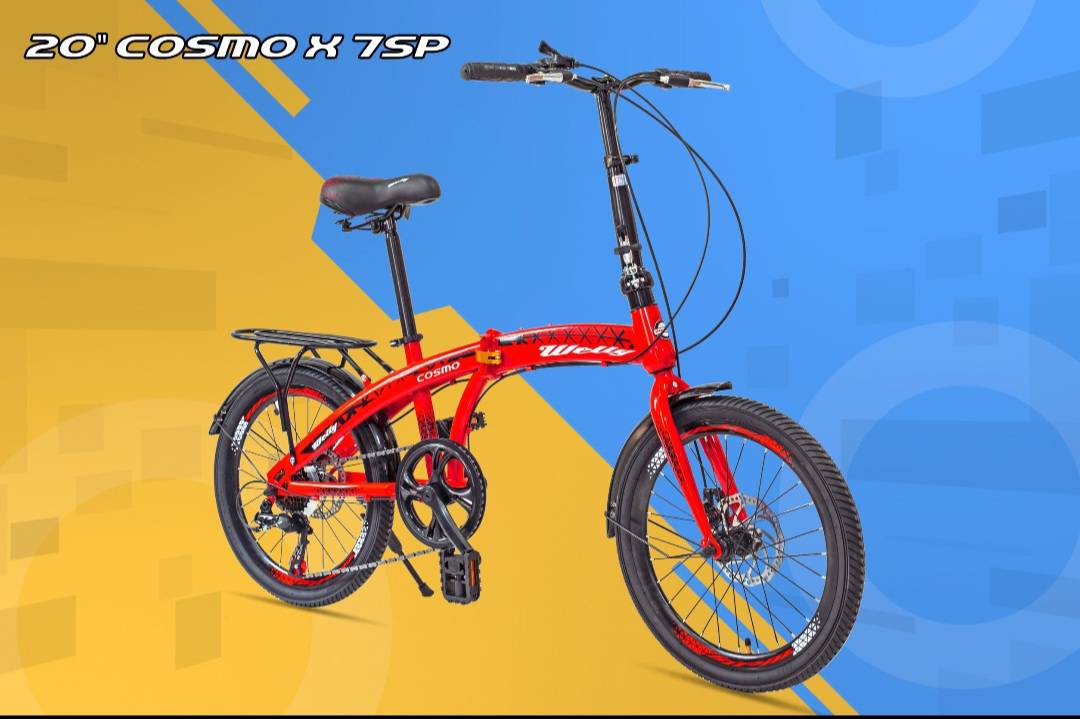 จักรยานพับได้ Folding Bike มีตะแกรงซ้อนท้าย UMEKO รุ่น KUGA ขนาด 20 ...