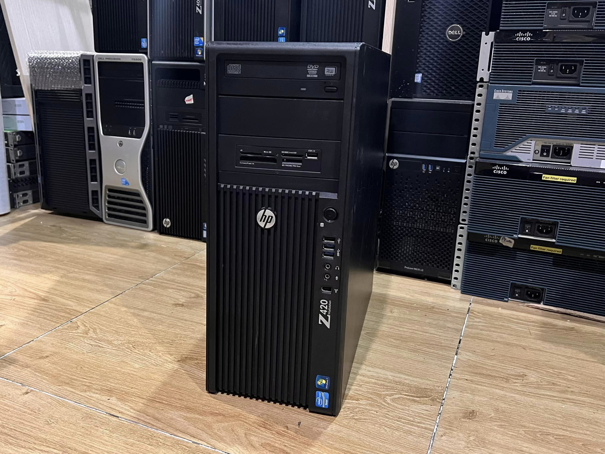 hp workstation z420 ram 32gb cpu v2 เวิร์คสเตชั่นมือสองพร้อมใช้งาน ...
