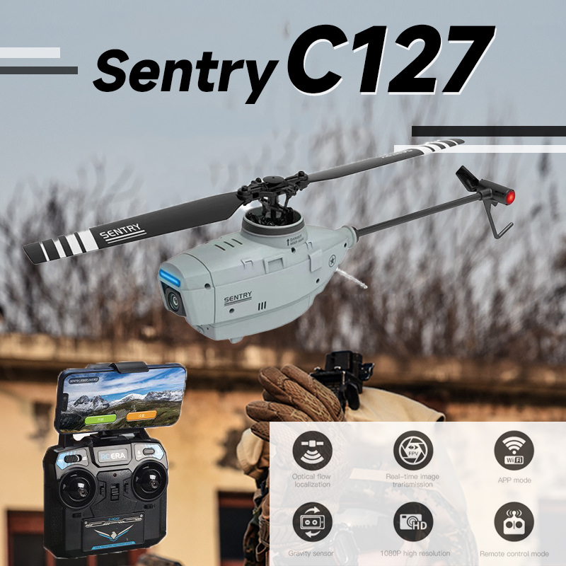 สินค้าพร้อมส่ง จากไทย C127 sentry spy droneโดรน Fpv Wifi 4K HD 24 GHz ...