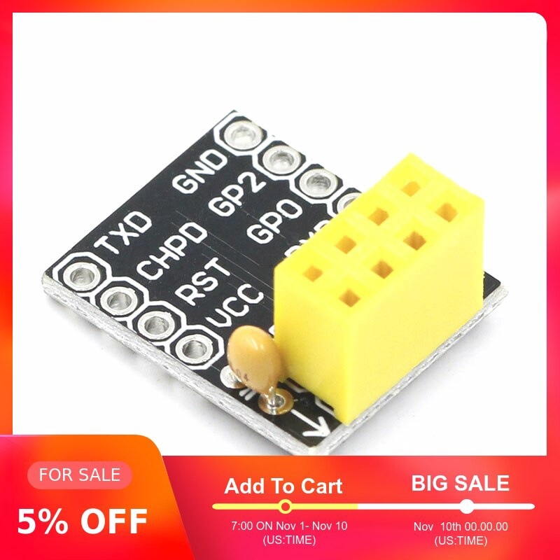 ESP-01 Esp8266 ESP-01S model ESP8266 serial breadboard adapter | Lazada.co.th