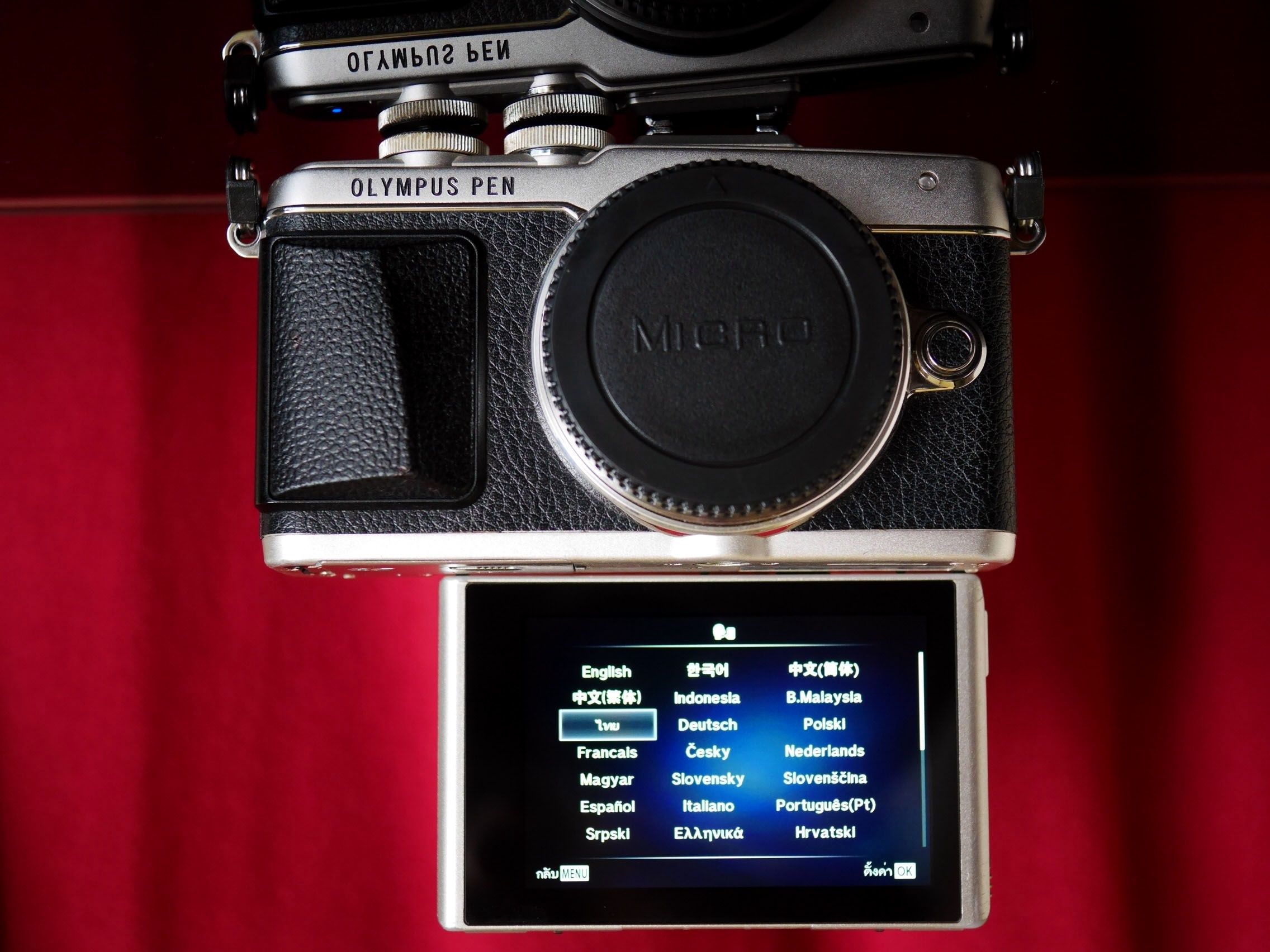 Olympus Pen E-PL7 Mirrorless Digital Camera Black Silver Body EPL7 EP ...