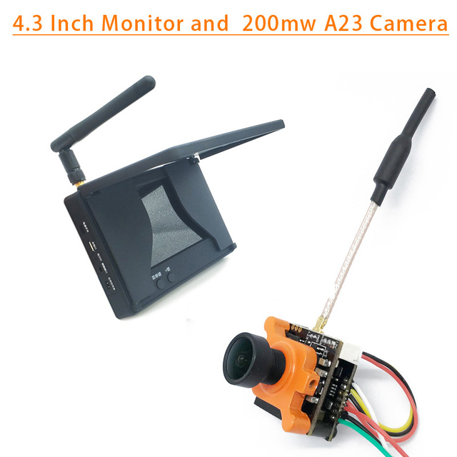 5.8g FPV Goggles EW30 2 Inch 480*360 *2 Display or 4.3 Inch FPV Monitor ...