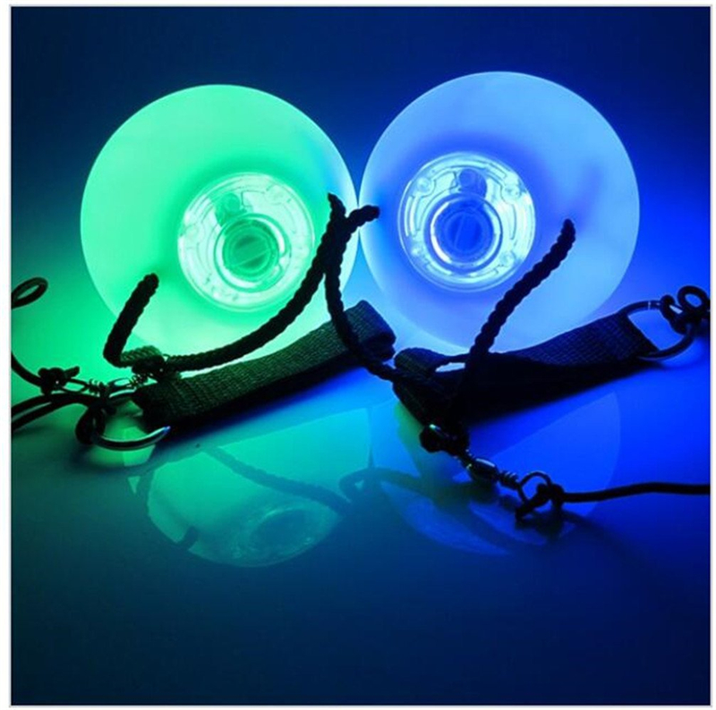 แปลก LED Poi โยนบอลโคมไฟปาร์ตี้ดิสโก้มืออาชีพท้องเต้นรำผู้หญิงขาท้องนัก ...