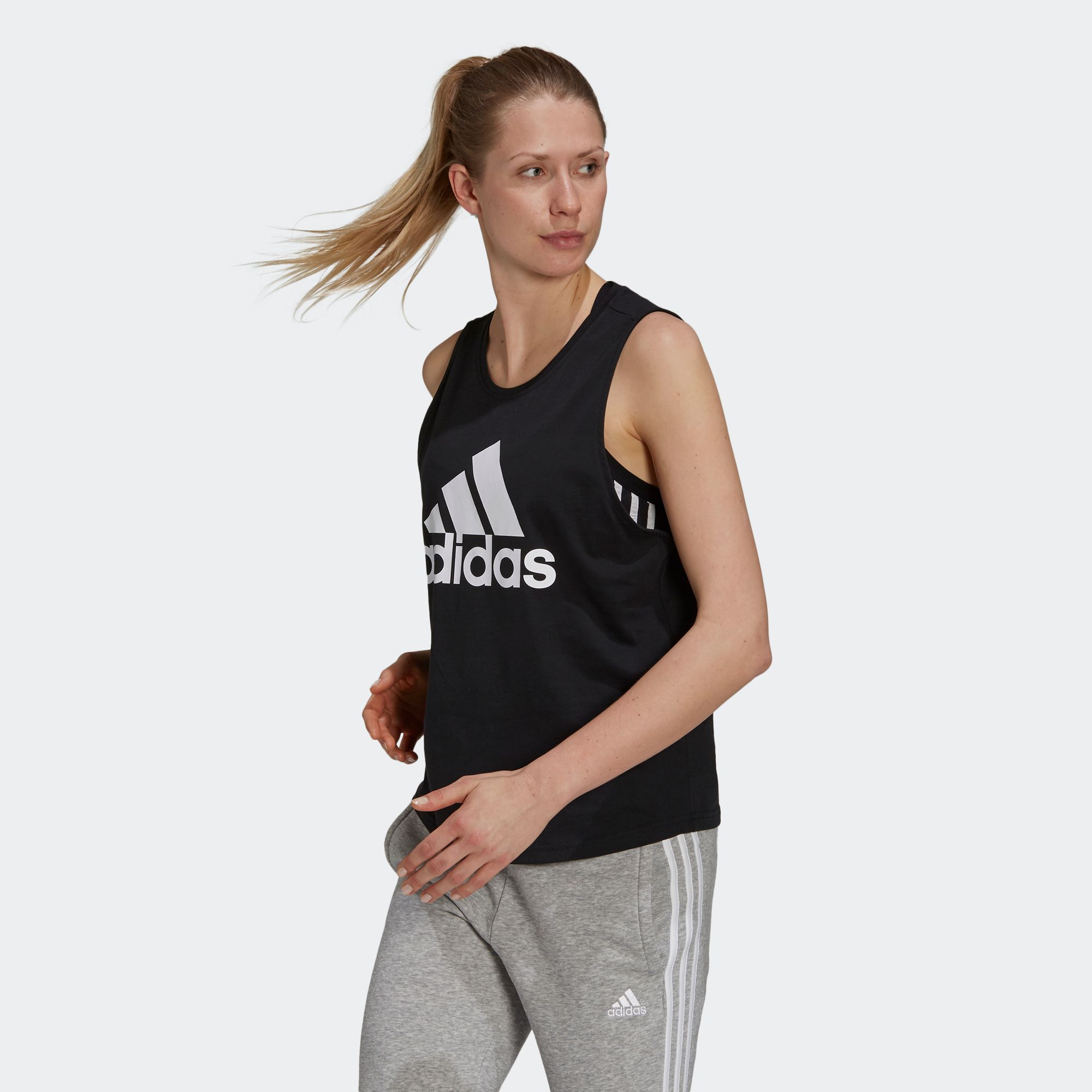 adidas เสื้อกล้าม Essentials Big Logo ผู้หญิง สีดำ GS1359 - adidas ...