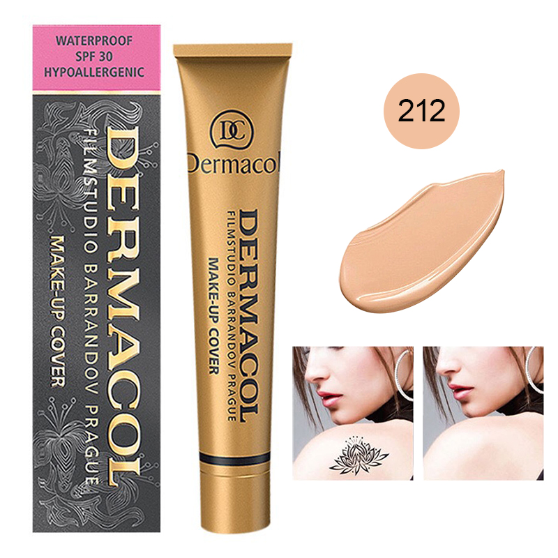 พร้อมส่ง Dermacol make-up cover no.214 ครีมรองพื้นปกปิดคุณภาพสูง ...