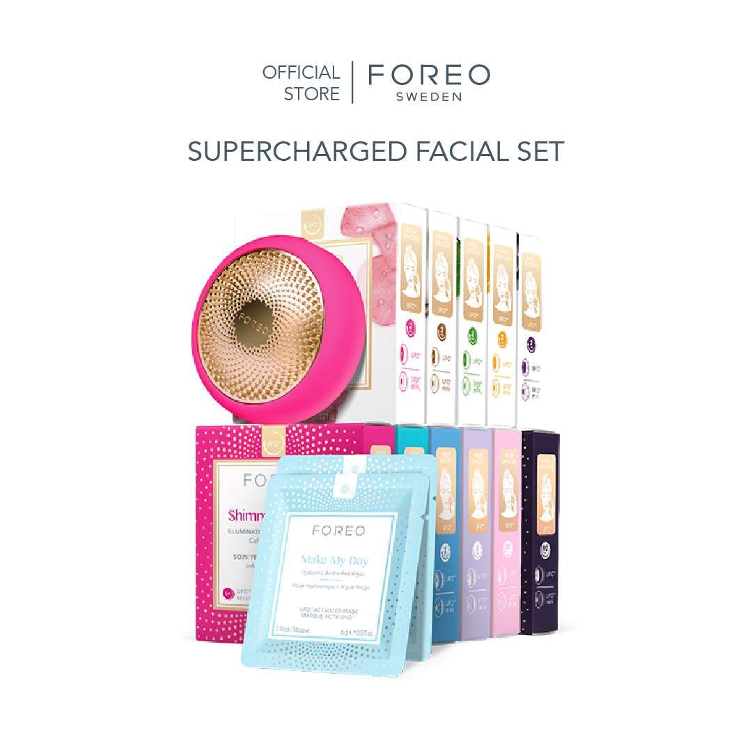 FOREO Supercharged Facial Set เซตรีชาร์จผิวให้ดูสวยใน 90 วินาที ...