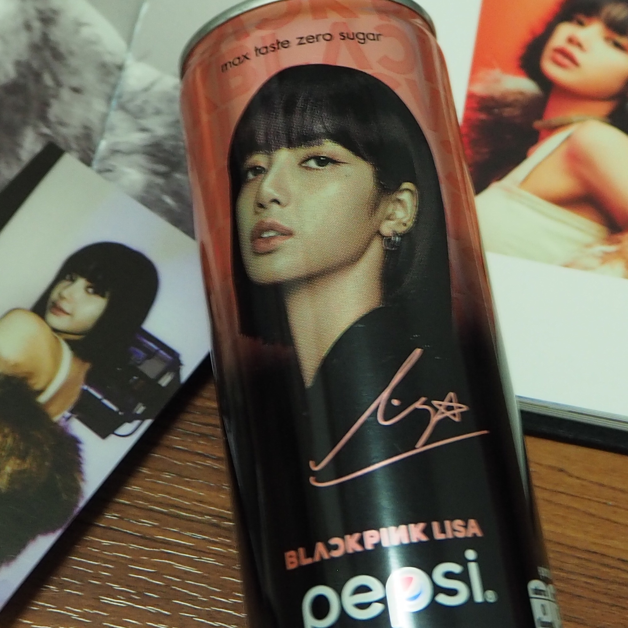 PEPSI MAX เป๊ปซี่แมกซ์ BLACKPINK LISA 325 ml. ลิซ่า 325 มล. x 6 กระป๋อง ...