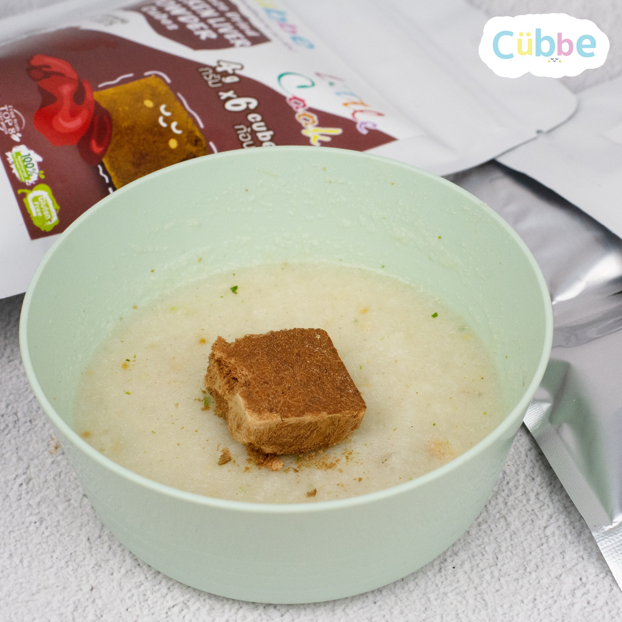 Cubbe ผงตับไก่ก้อนฟรีซดราย สำหรับเด็ก6เดือนขึ้นไป เสริมธาตุเหล็กและ ...