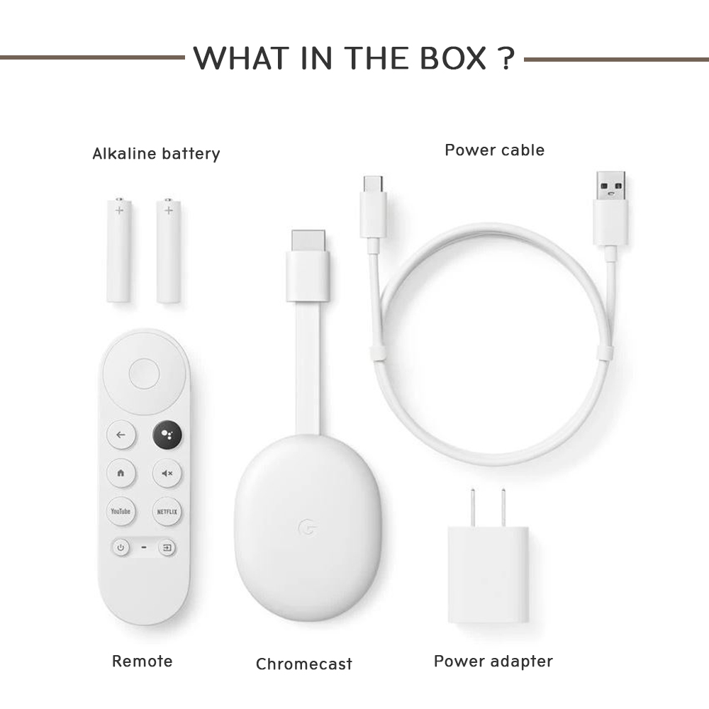 2021 Chromecast with Google TV Chromecast Gen 4 - ล่าสุด Chromecast ...