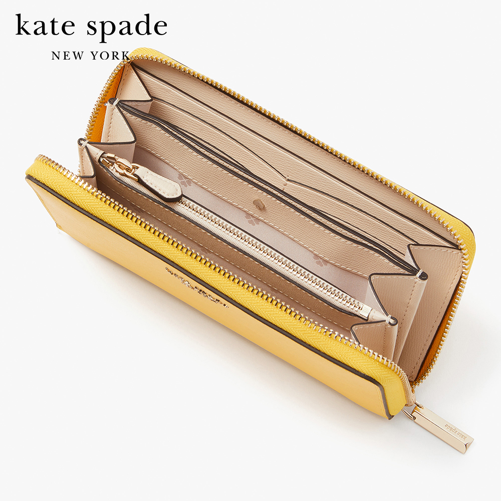 KATE SPADE NEW YORK SPENCER ZIP AROUND CONTINENTAL WALLET PWR00281 ...