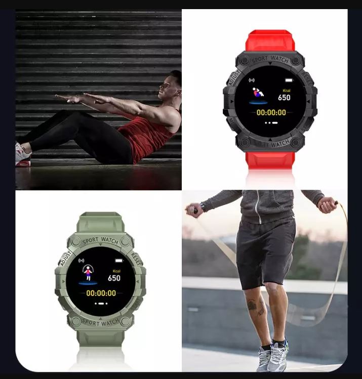 【พร้อมส่งจากไทย】ของแท้ 100% Smart watch FD68 ตั้งรูปหน้าจอ เครื่องภาษาไทย แจ้งเตือนไทย นาฬิกา ...