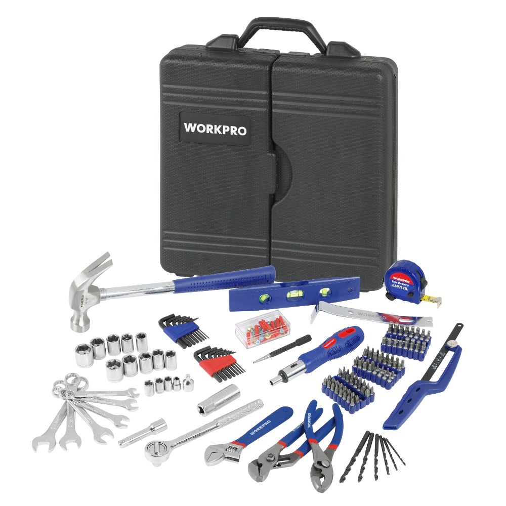 WORKPRO 201PC Tool Set Home Instruments Hand Tools Socket Set Ratchet ...