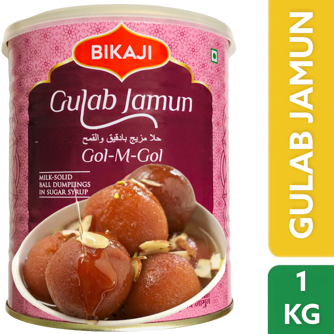 Gulab Jamun Tin - 1kg (BIKAJI) กูลาบจามุน.🇮🇳 | Lazada.co.th
