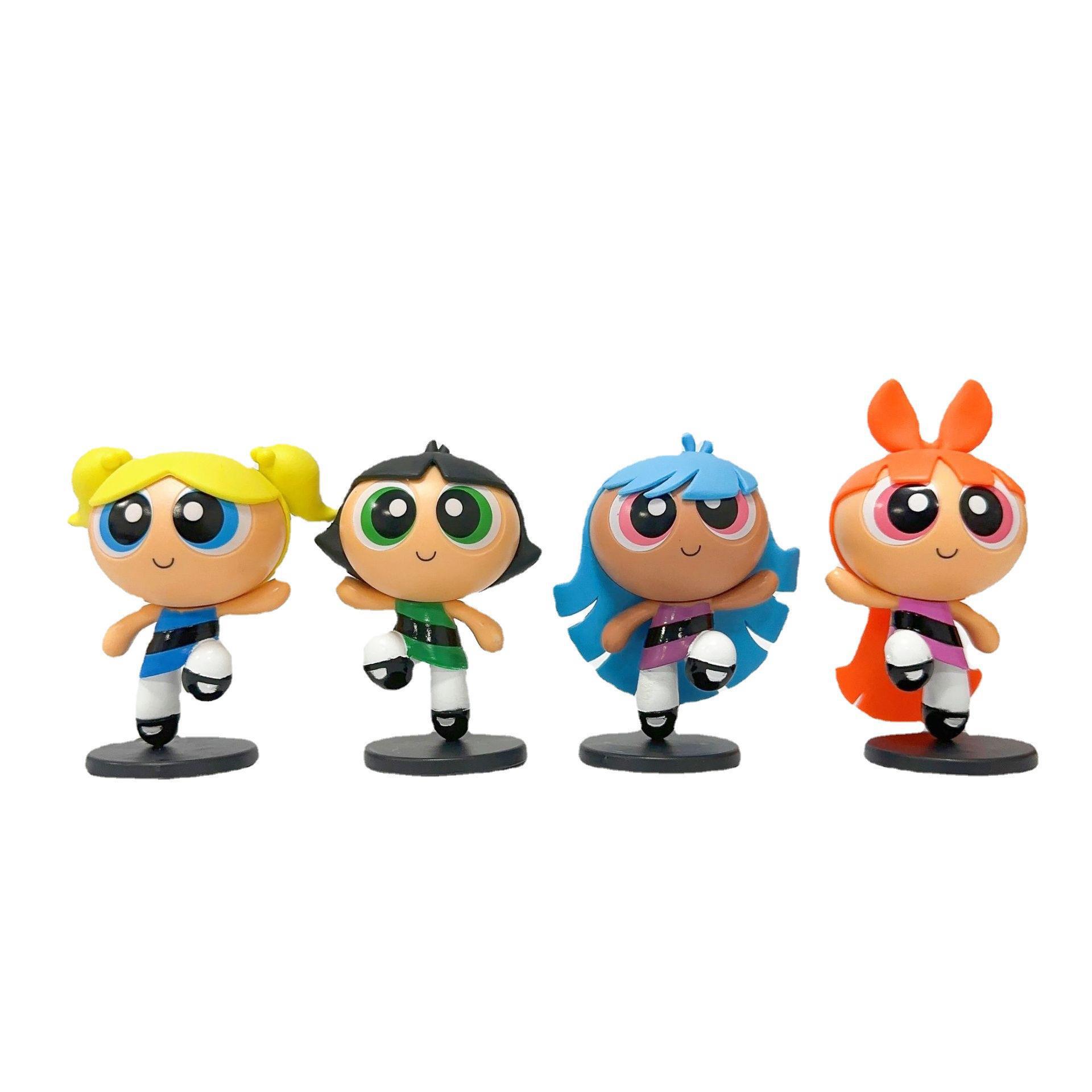 โมเดลฟิกเกอร์ The Powerpuff Girls บับเบิล บัตเตอร์คัพ ของเล่น ของขวัญ ...