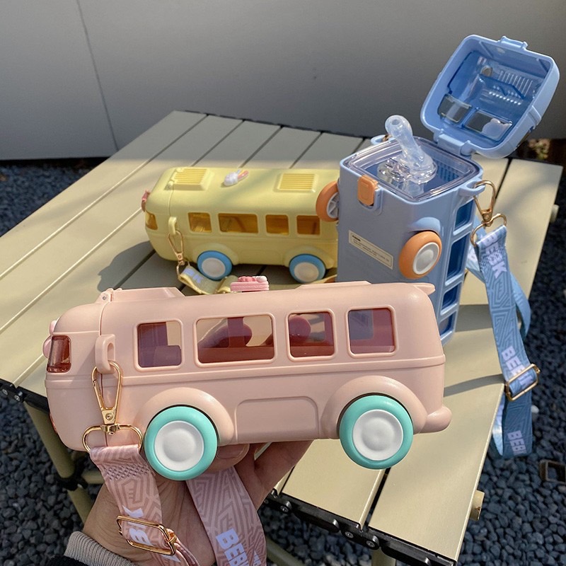 School bus water bottle กระติกน้ำรถโรงเรียน (BOT92 ...