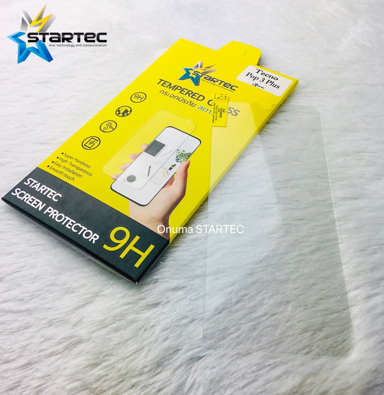 ฟิล์มกระจก STARTEC แบบใส TECNO Pop 2F / Pop 3plus / Poop4 - Super Film ...
