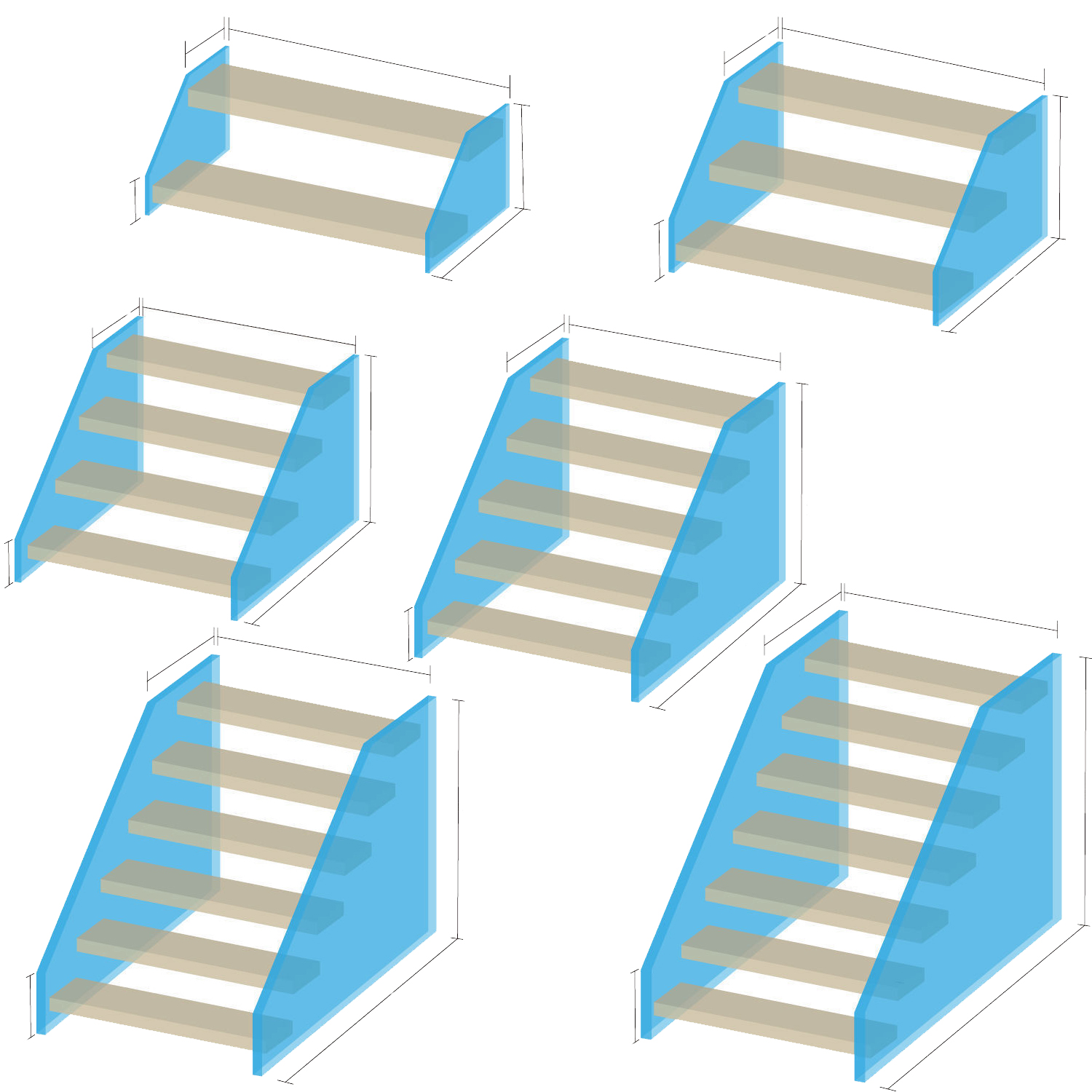 234567-Layer ห้าสีอะคริลิไม้ก้าวแสดงยืนตาบอดกล่องฟองมาร์ททำมือรุ่นชั้น ...