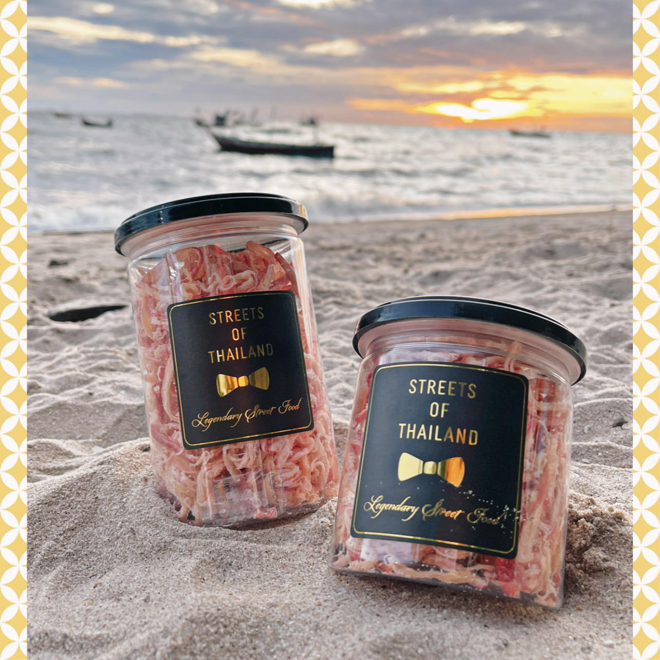 NEW!! ปลาหมึกแดงเส้น - Crimson Squid 100g - Munchies - by STREETS OF ...