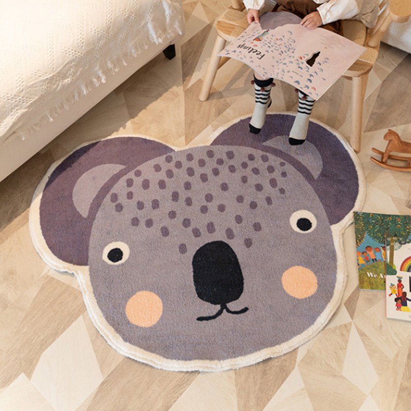 Irregular Long Soft White Faux Sheepskin Fur Area Rugs Kids Livingroom ...