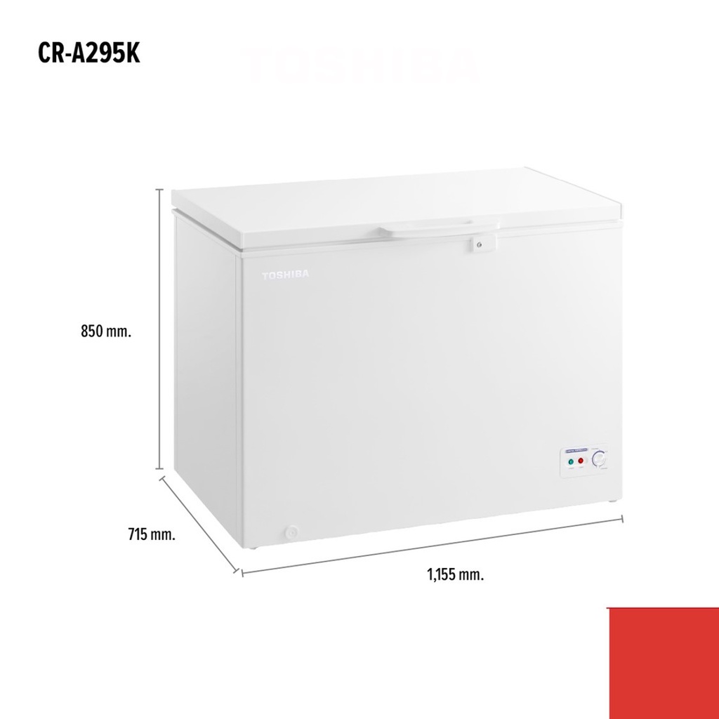 TOSHIBA ตู้แช่อเนกประสงค์ 295 ลิตร CR-A295K - Toshiba - ThaiPick
